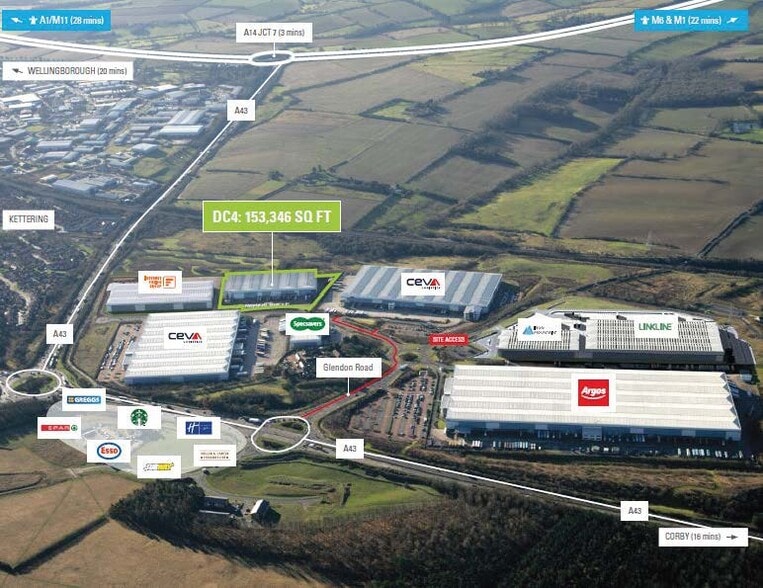 Industrial Space to Rent - Kettering DC4, Hipwell Rd, Kettering, NN14 ...