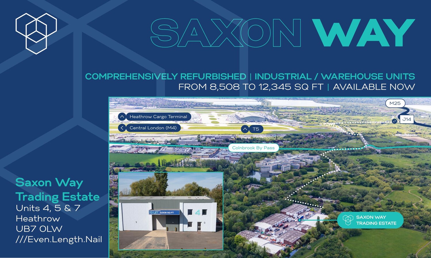 Industrial Space to Rent - Saxon Way, West Drayton, UB7 0LW - 8,920 sq ...