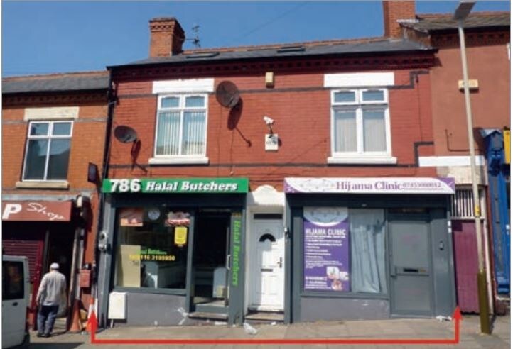 Retail Unit for Sale in 44 Hartington Rd, Leicester, LE2 0GN - 551 sq ...