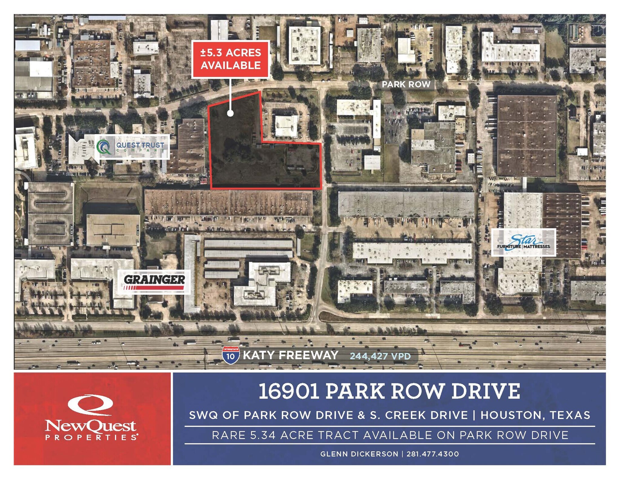 SWC Park Row & S Creek Dr, Houston 77084 - 5.34 Acres - 16901 Park Row ...